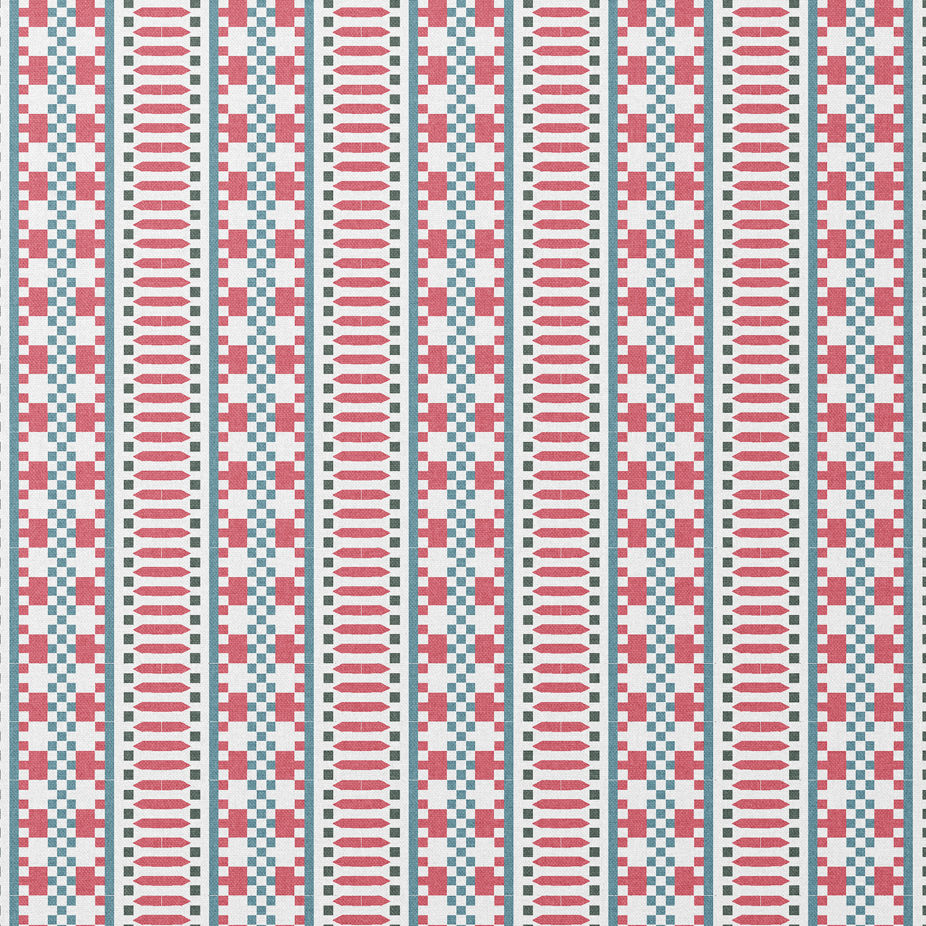 Poppy red interiors designer fabric – Charlotte Gaisford