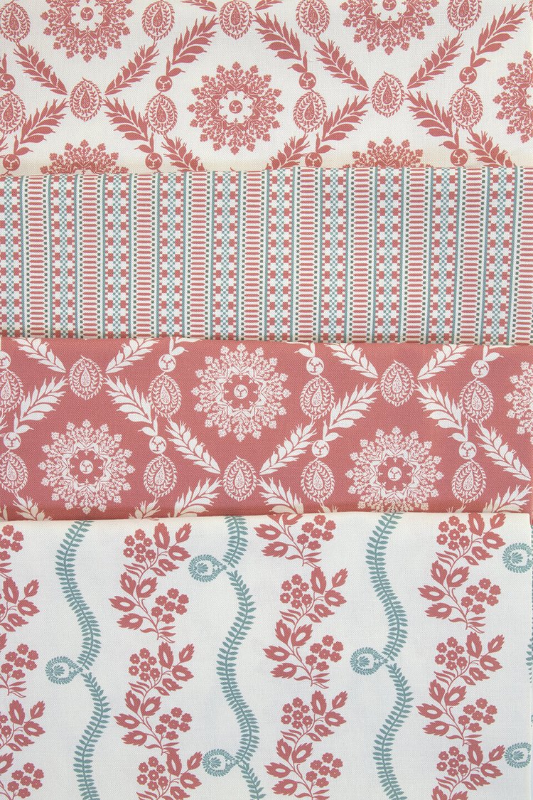 Poppy red interiors designer fabric – Charlotte Gaisford
